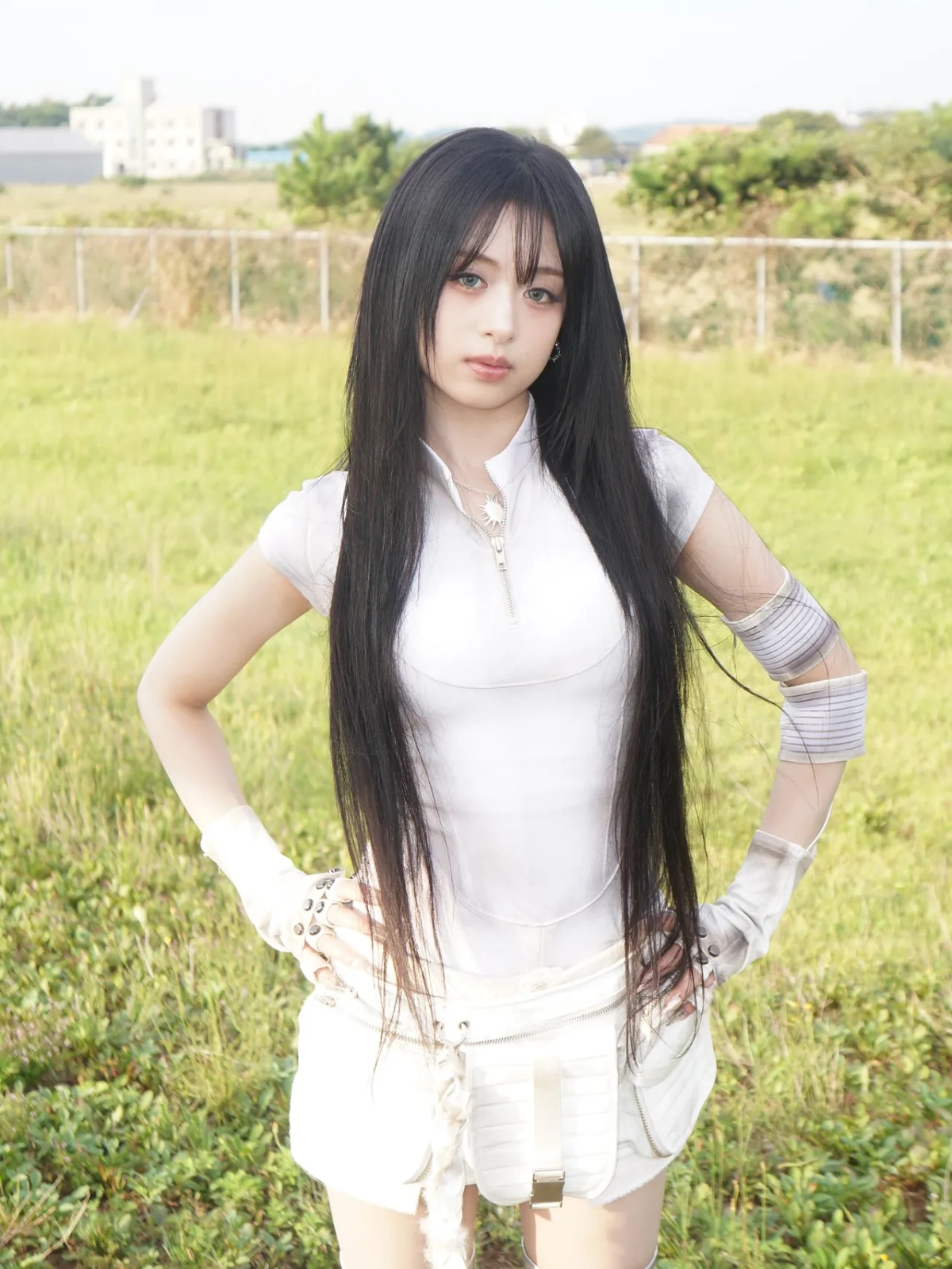 Baby Monster Ahyeon Completes 'We Go Up' Two-Face Look in White and Black