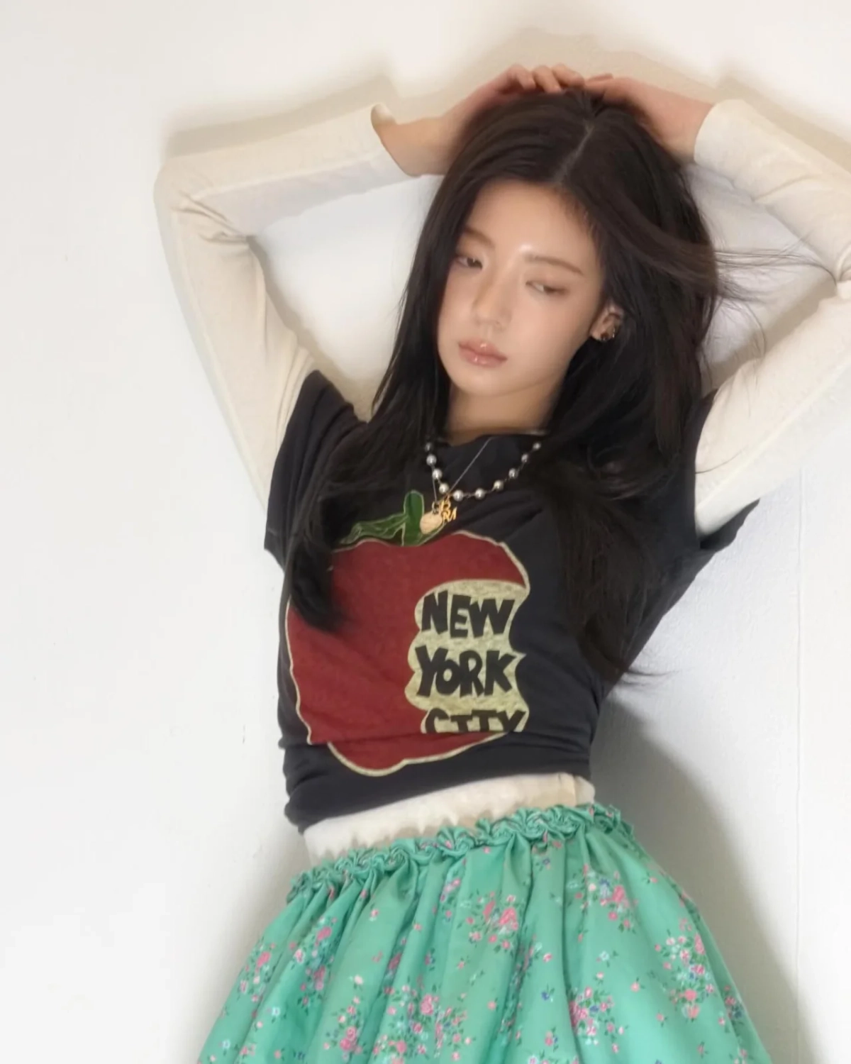 Y2K Sensibility in White Space, Lia's Bright Mix and Match