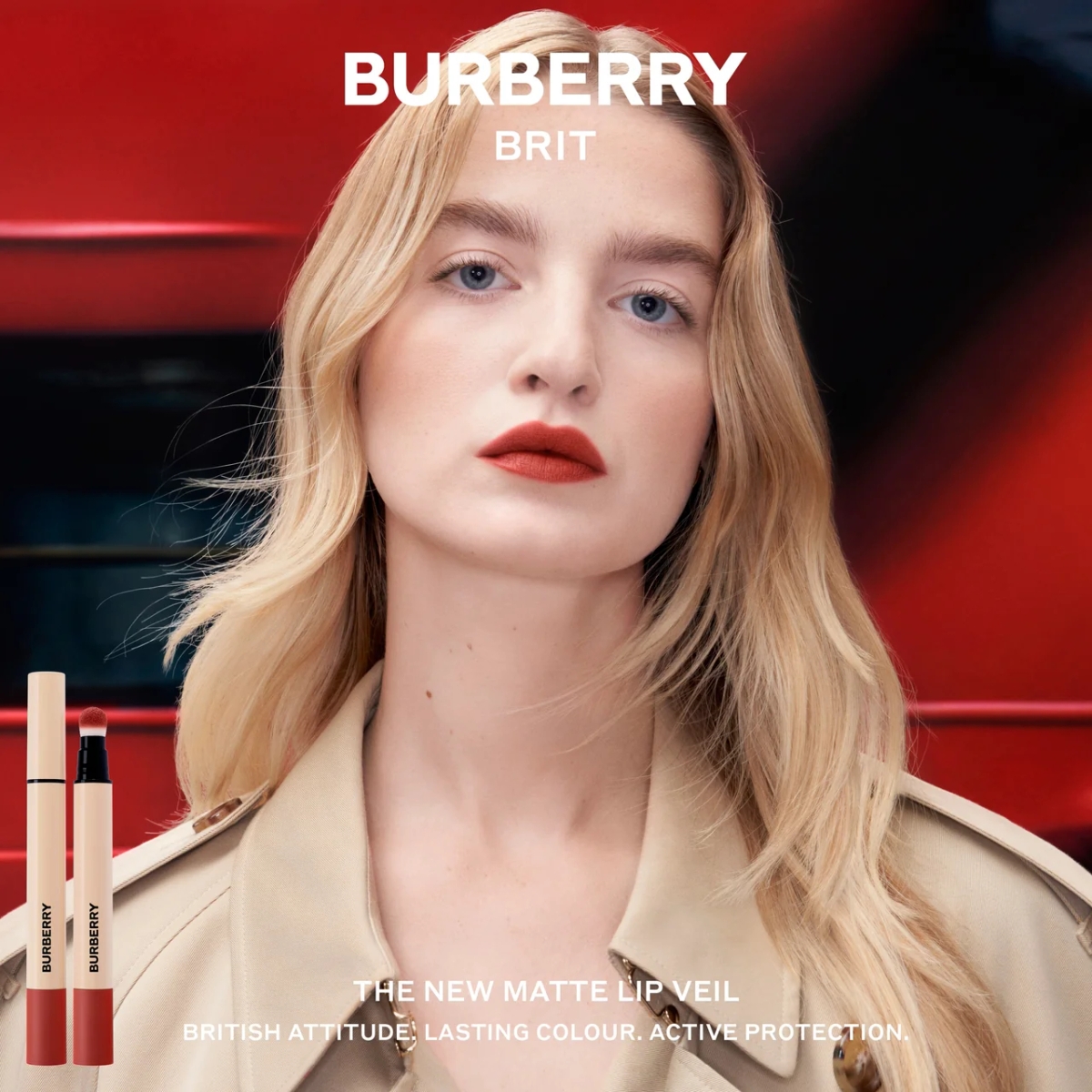 Burberry Launches 3-in-1 ‘Brit Matte Lip Veil’... Capturing Color ...